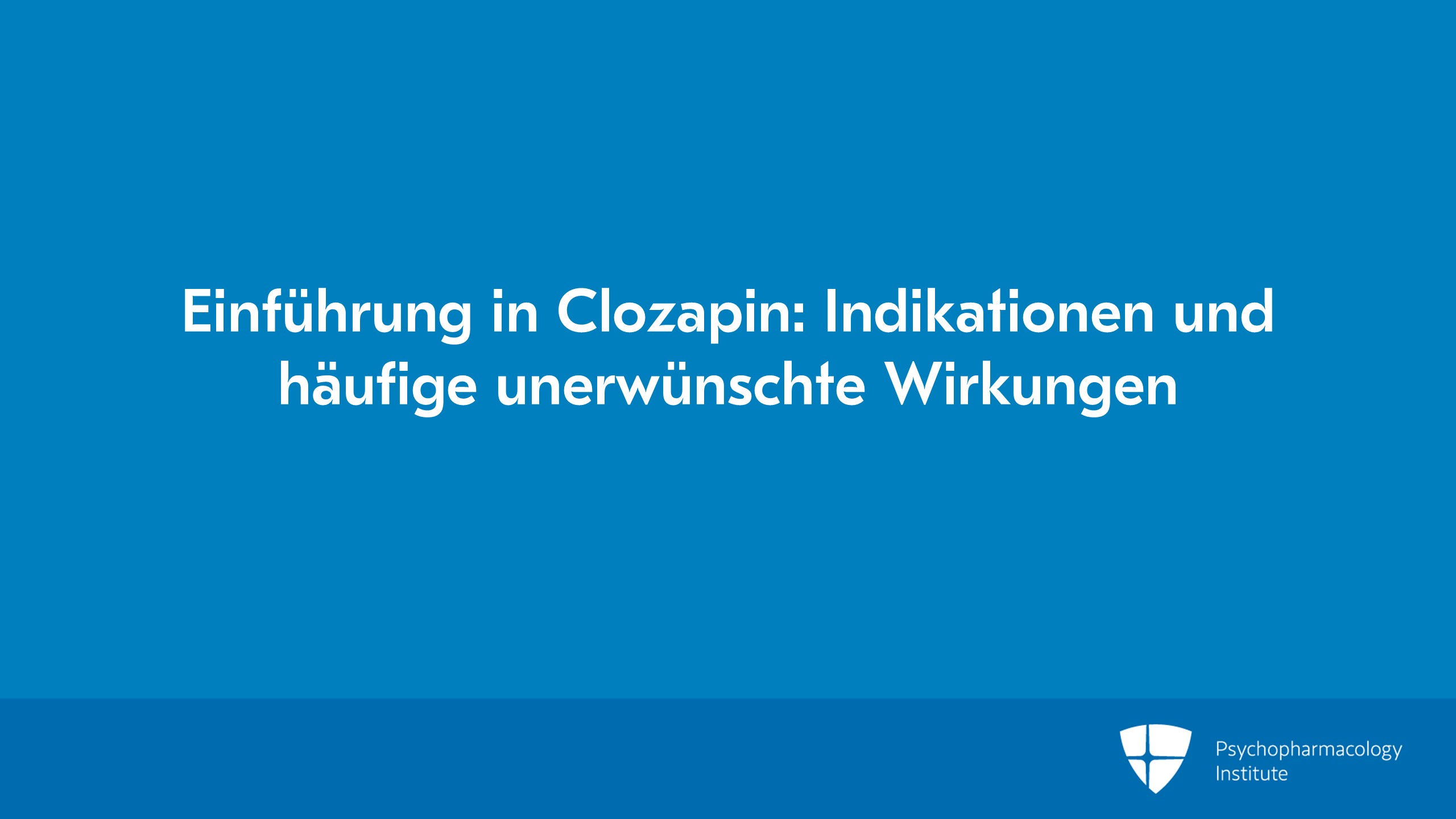 Einführung in Clozapin: Indikationen und häufige unerwünschte Wirkungen ...
